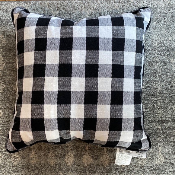 Accents | New Black And White Buffalo Check Pillow | Poshmark